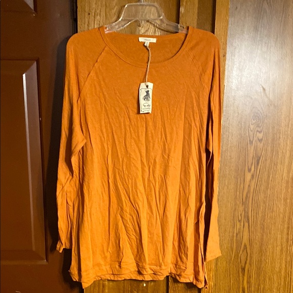 easel | Tops | Easel Orange Relaxed Tunic Top | Poshmark